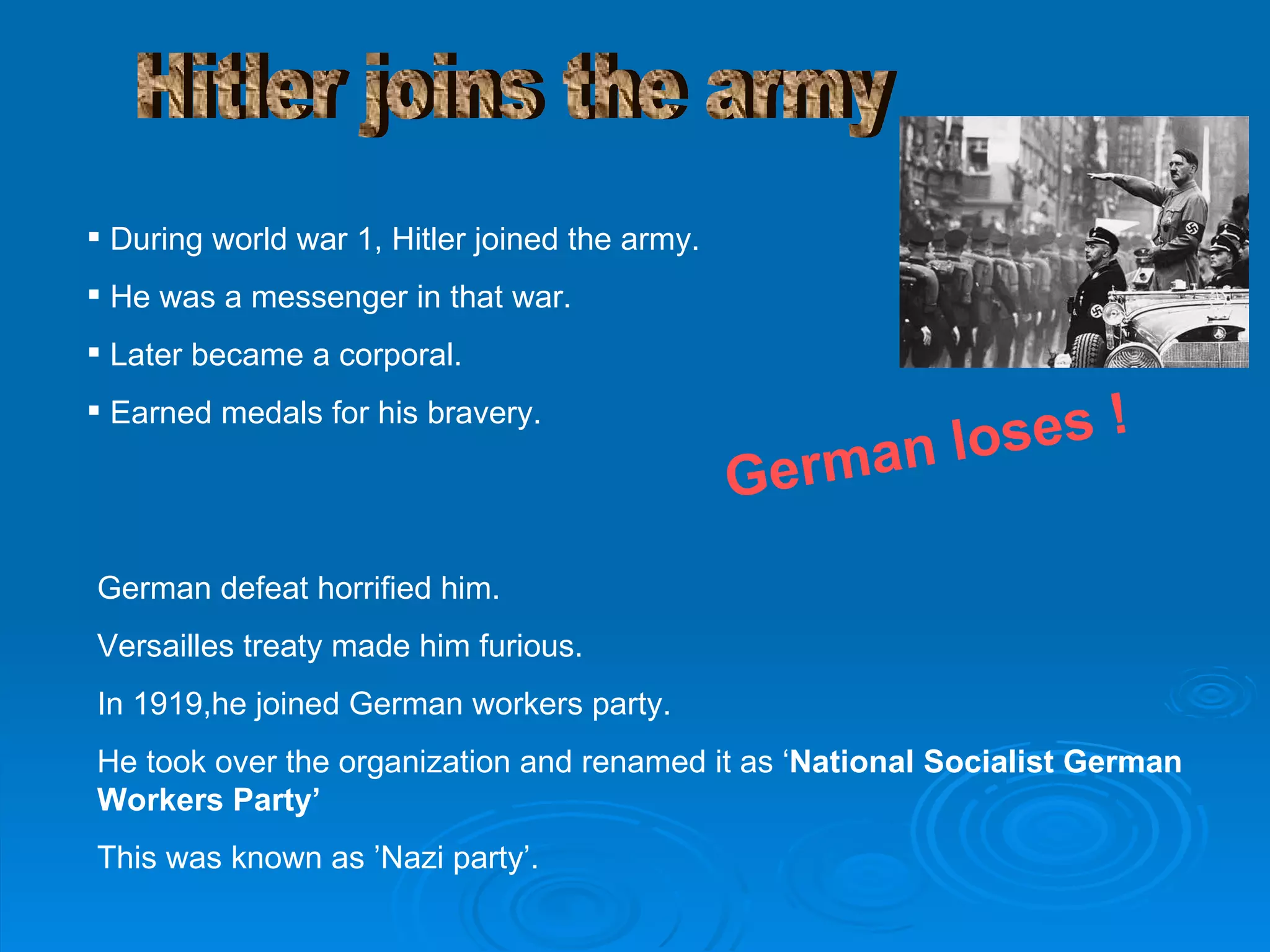 Rise of hitler | PPT