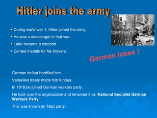 Rise of hitler | PPT