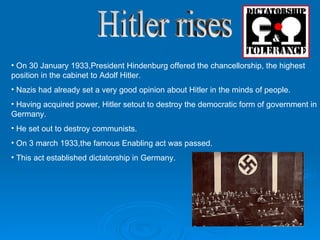 Rise of hitler | PPT