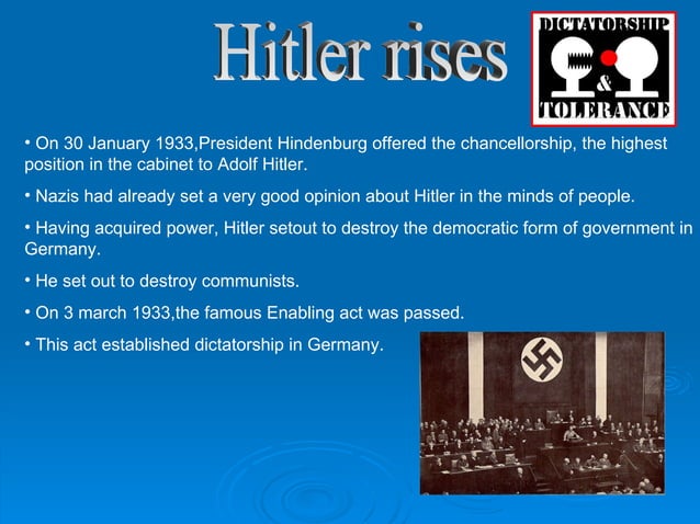 Rise of hitler | PPT | Death, Injury, or Military Conflict | Sensitive ...