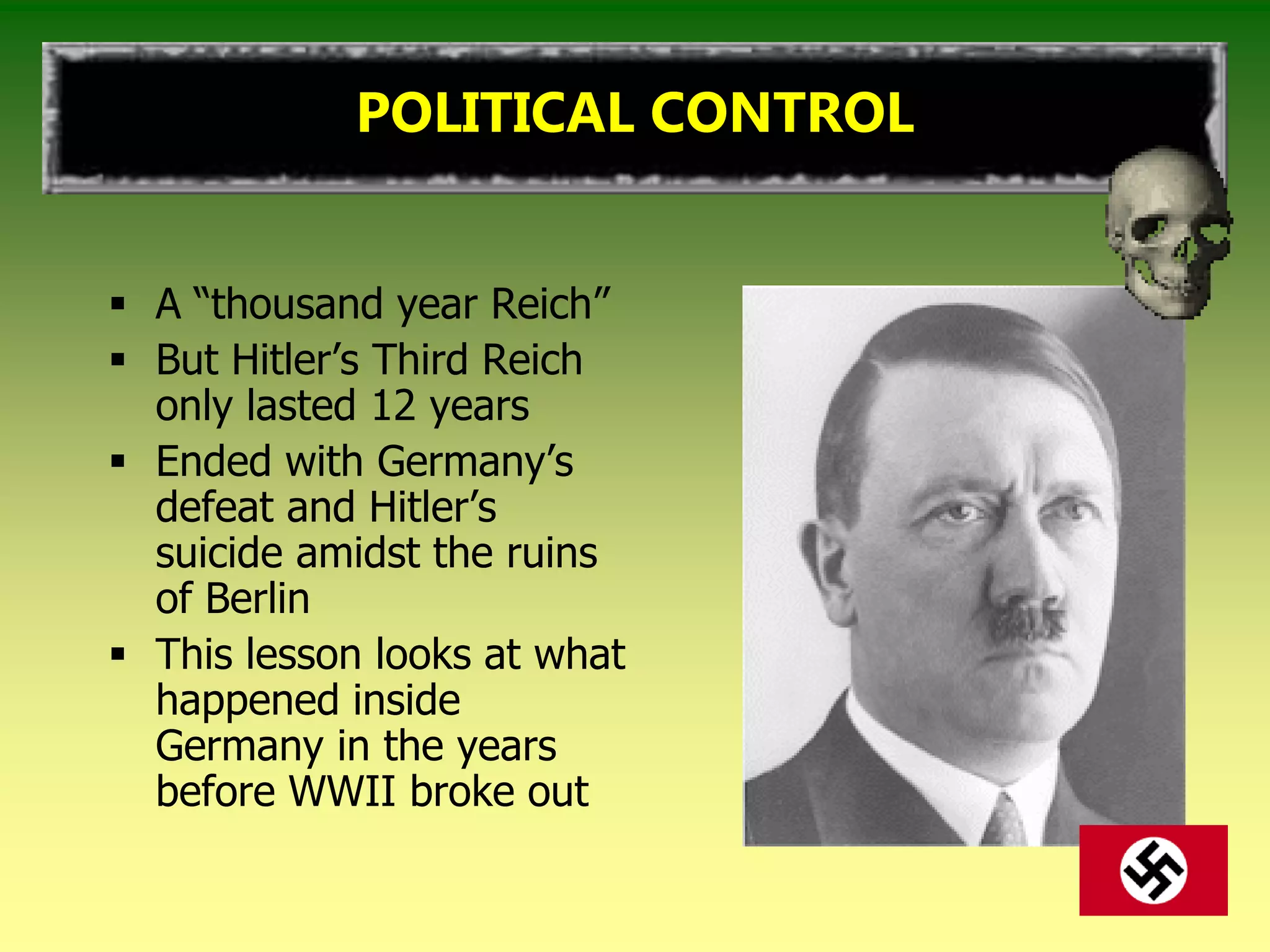 Nazism and the Rise of Hitler, History class 9, CBSE | PDF