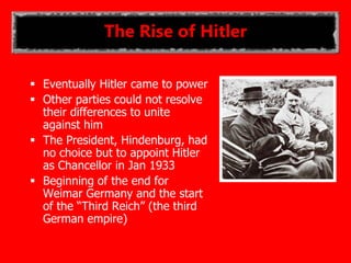 Nazism and the Rise of Hitler, History class 9, CBSE | PDF