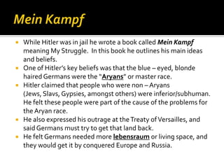 Rise Of Hitler Cp | PPTX