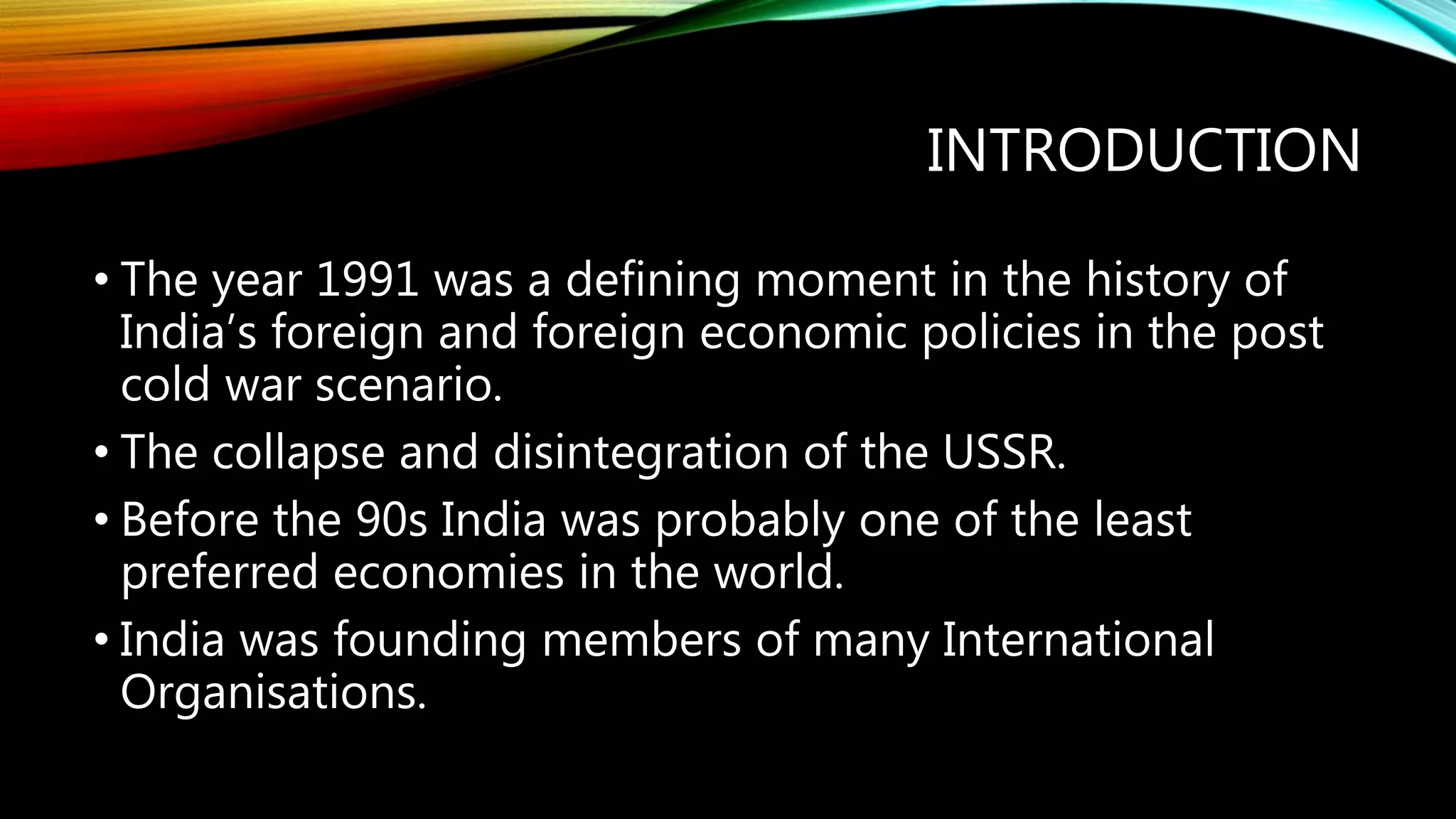 Rise of india after 1990 | PPTX