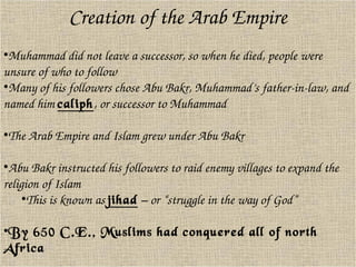 Rise of islam 5 pillars | PPT