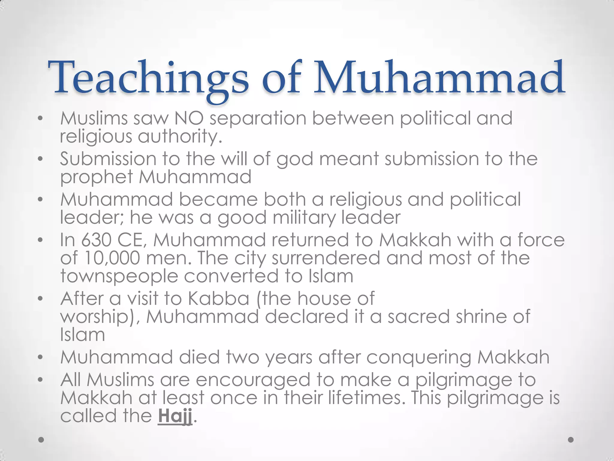 Rise of islam & arab empires | PPTX