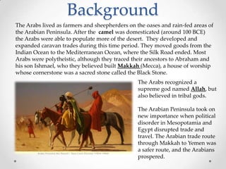 Rise of islam & arab empires | PPTX