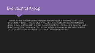 Rise of k pop | PPTX