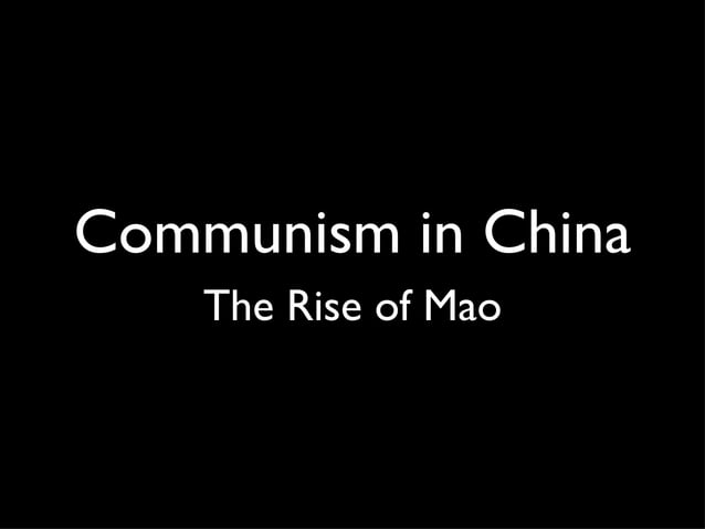 Rise of Mao | PPT