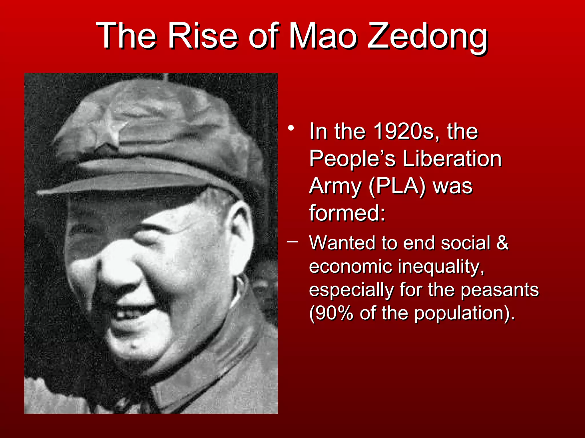 Rise of Mao to Modern China | PPT