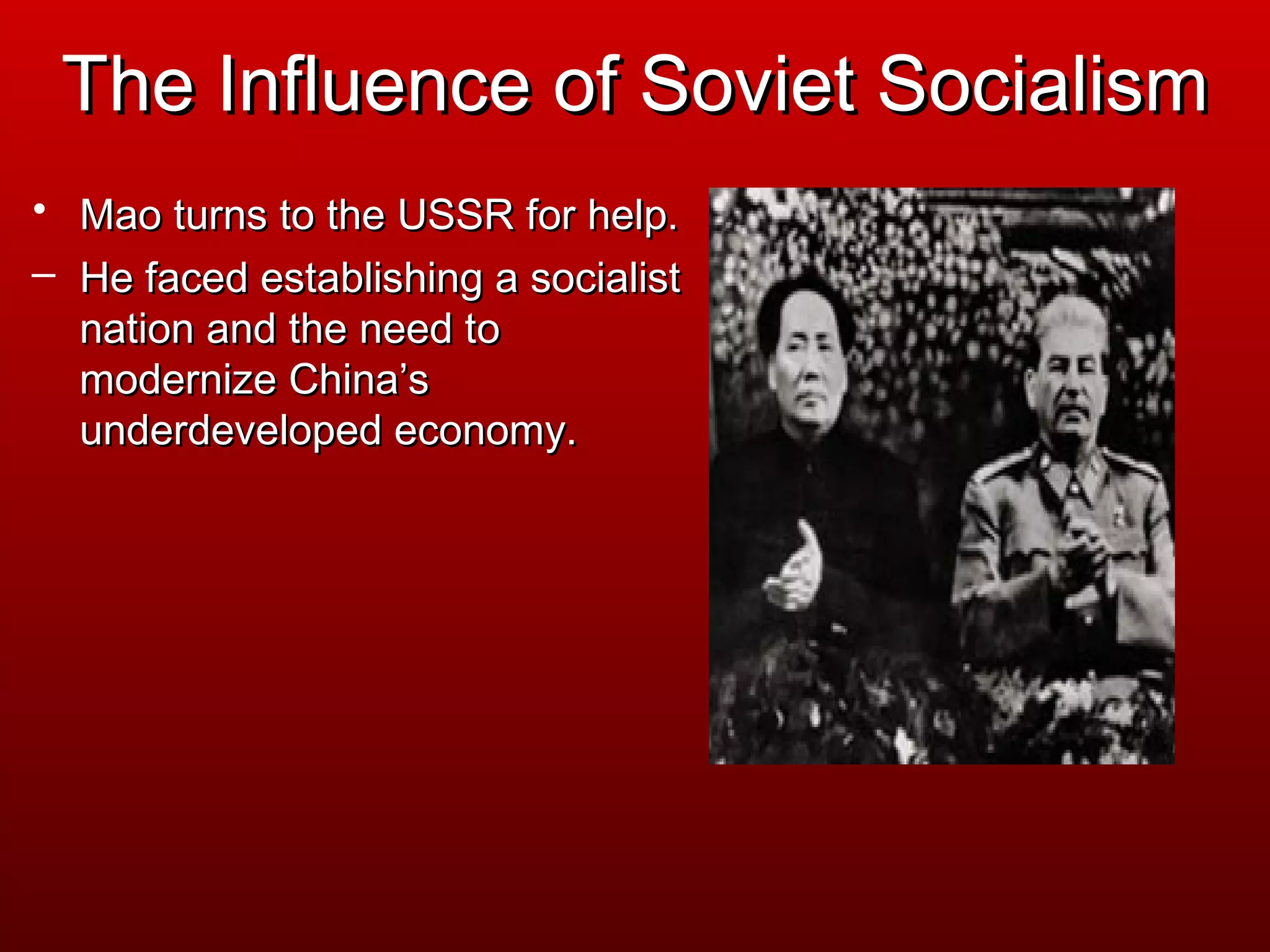 Rise of Mao to Modern China | PPT