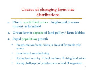 The rise of medium-scale farms in Africa: Causes and consequences of ...