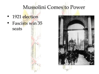 Rise of mussolini | PPT