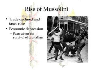 Rise of mussolini | PPT