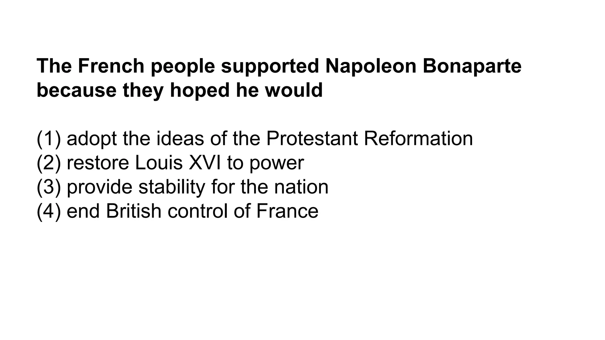 Rise of napoleon | PPTX | Politics