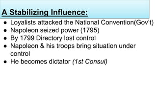 Rise of napoleon | PPTX