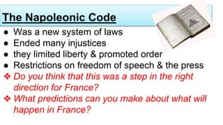 Rise of napoleon | PPTX | Politics