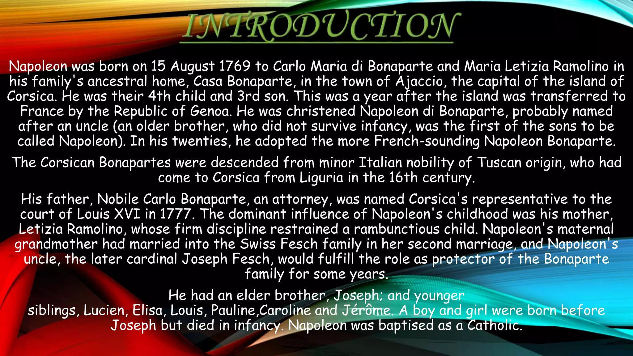 Rise of napoleon | PPTX