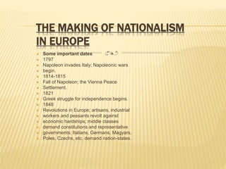 Rise Of Nationalism In Europe Chapter-1 (History) Class-10.pptx