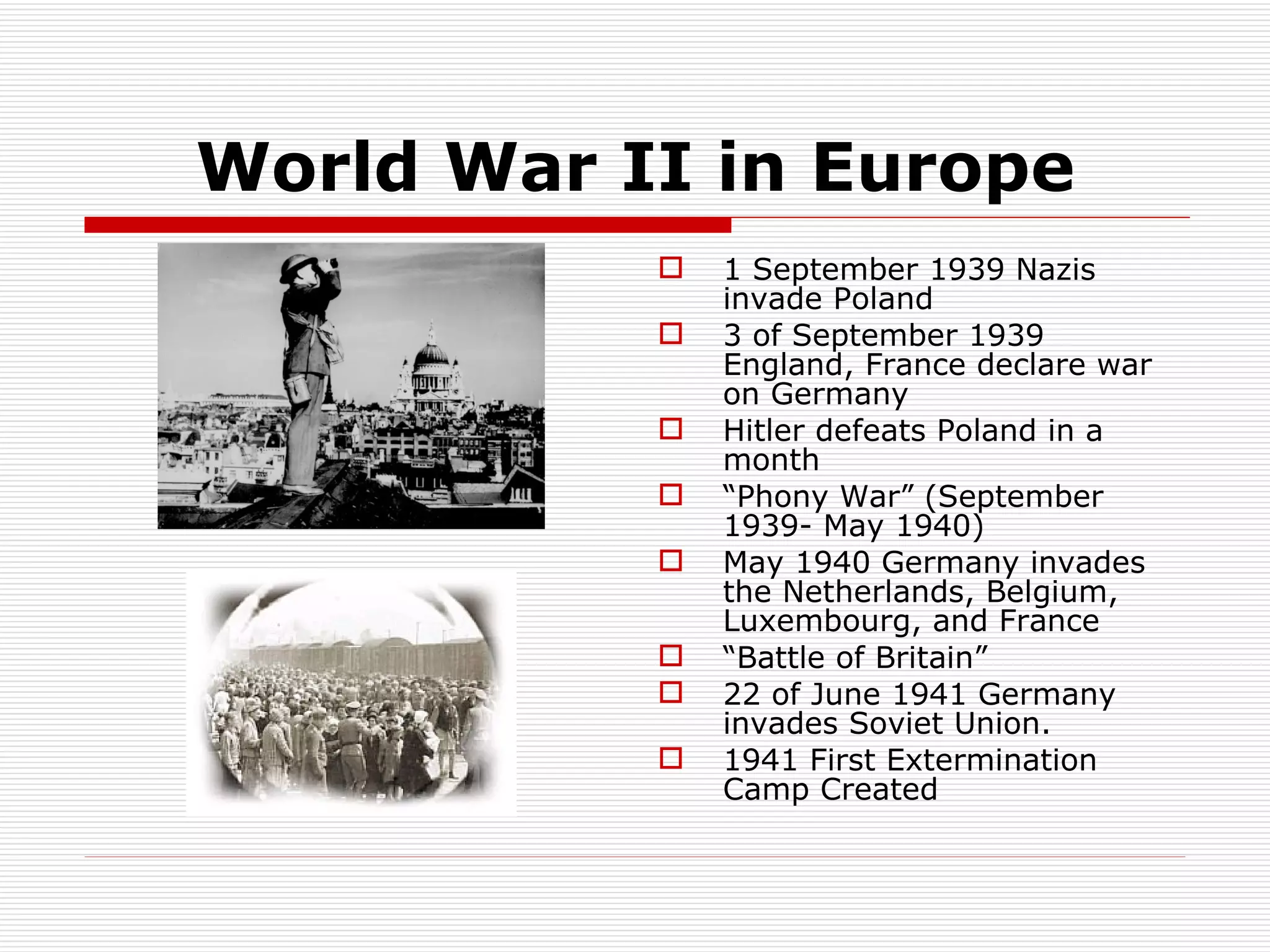 Rise of nazi germany and beginning of world | PPT