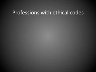 Codes of Ethics | PPT