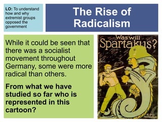 Rise of Radicalism | PPTX
