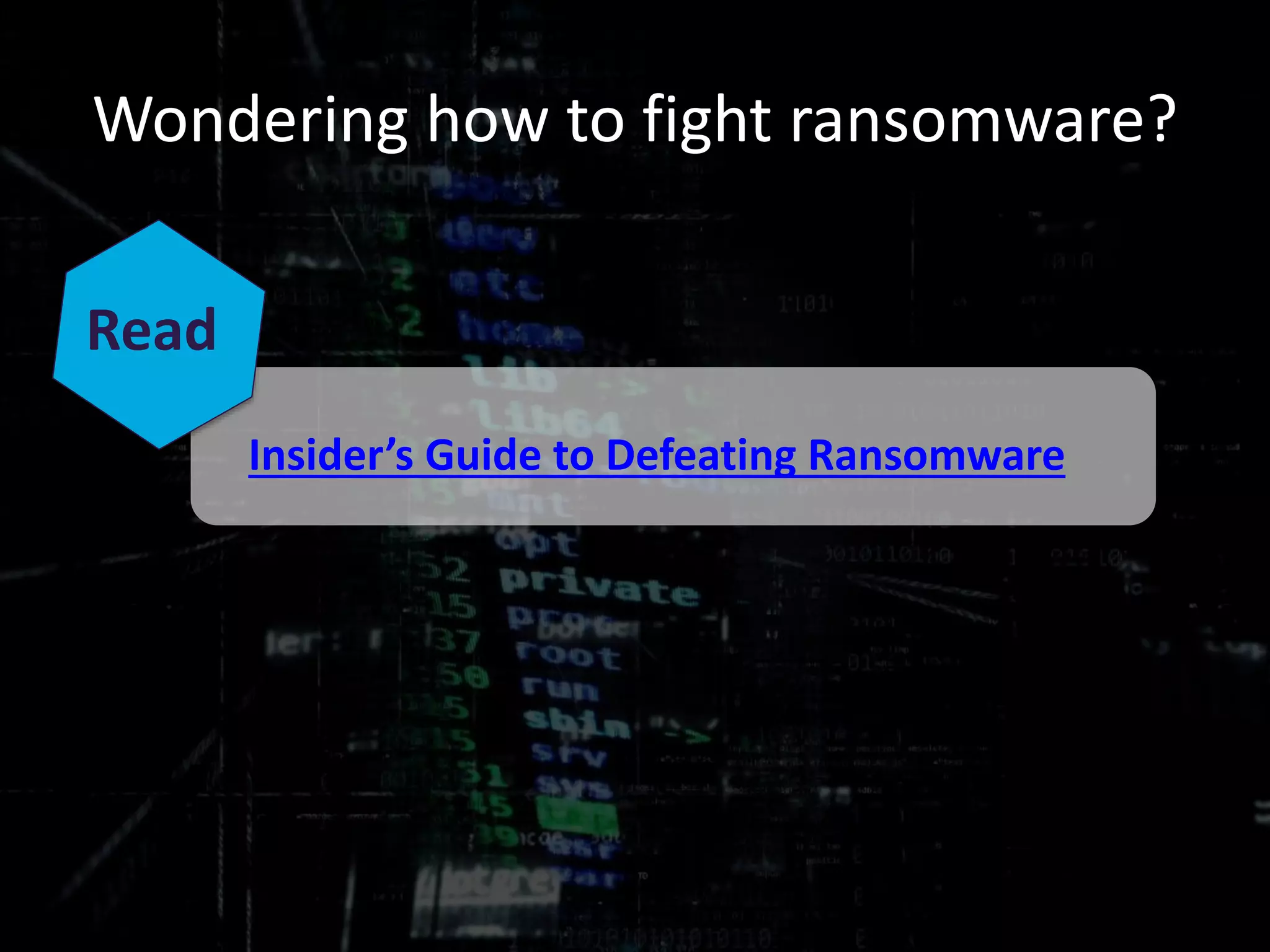Rise of Ransomware | PPT