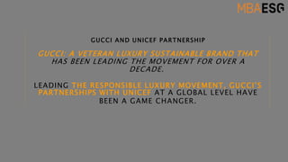 Rise of responsible luxury-GUCCI | PPT