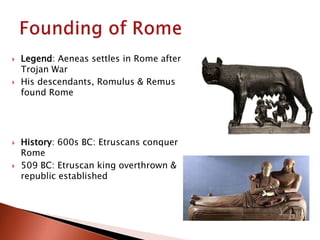 Rise of rome | PPTX | Christianity | Religion & Spirituality