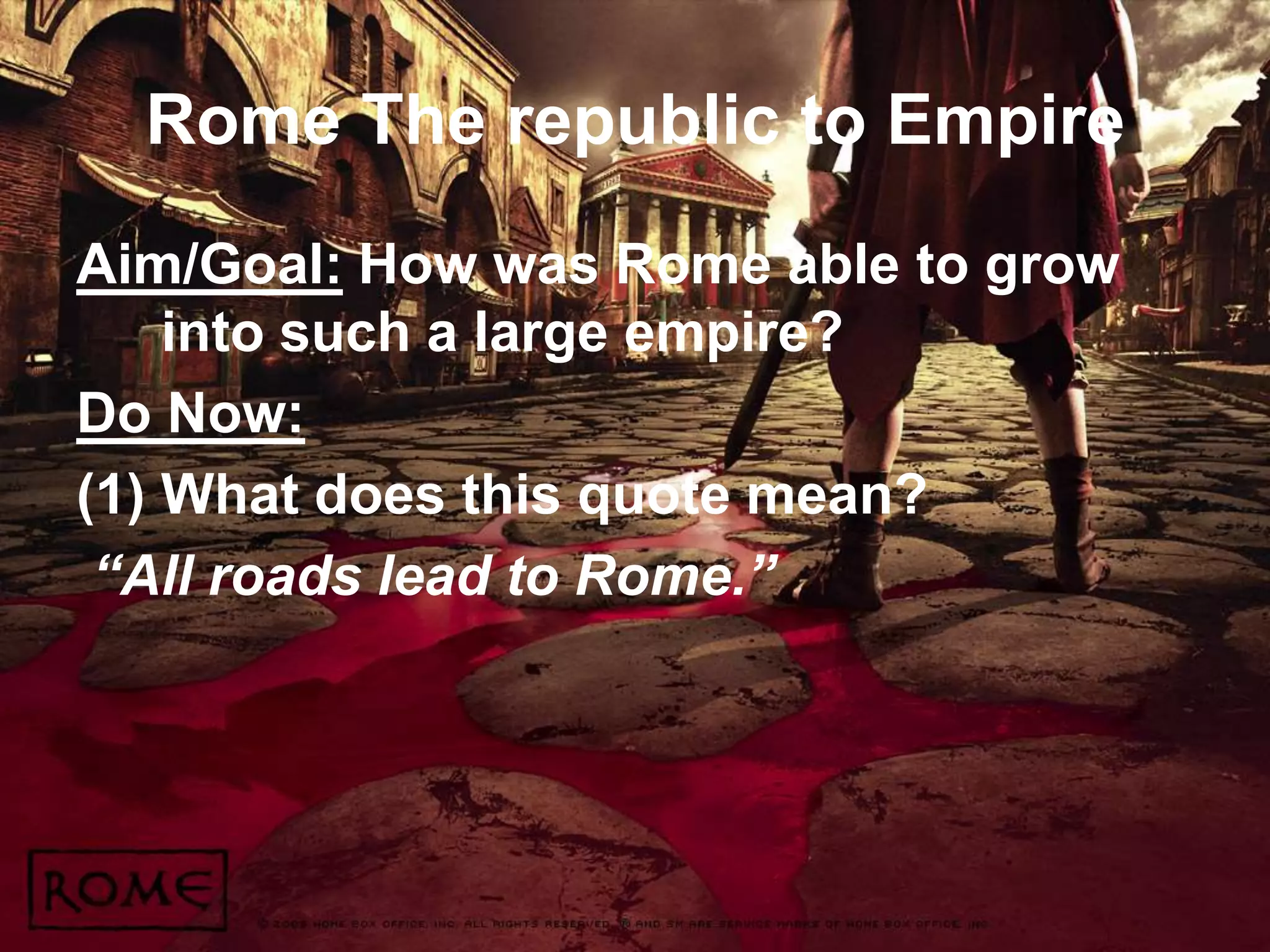 Rise of rome (geo,contributions) | PPTX | Death, Injury, or Military ...