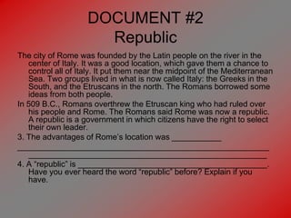 Rise of rome (geo,contributions) | PPTX | Death, Injury, or Military ...