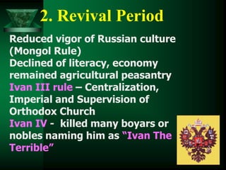 The Rise of Russia | PPTX | Christianity | Religion & Spirituality