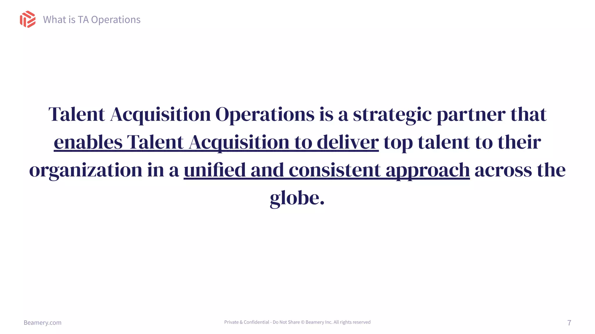 Rise of Talent Operations - What Good Looks Like | PDF