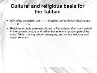 Rise of taliban | PPT