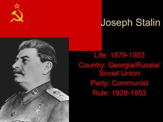 Rise Of The Dictators | PPT