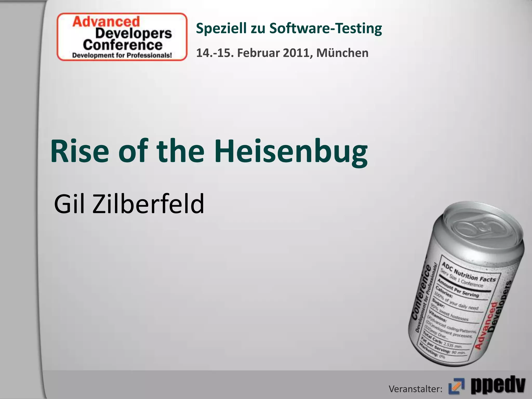 Rise of the Heisenbug | PPTX