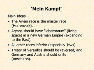 Rise of the nazis | PPT