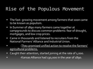 Rise of the_populous_movement_&_mc_kinley_administration[1] 123 | PPTX ...