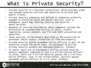 Rise of the Private Police | PPTX