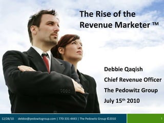 Rise of the Revenue Marketer | PPT