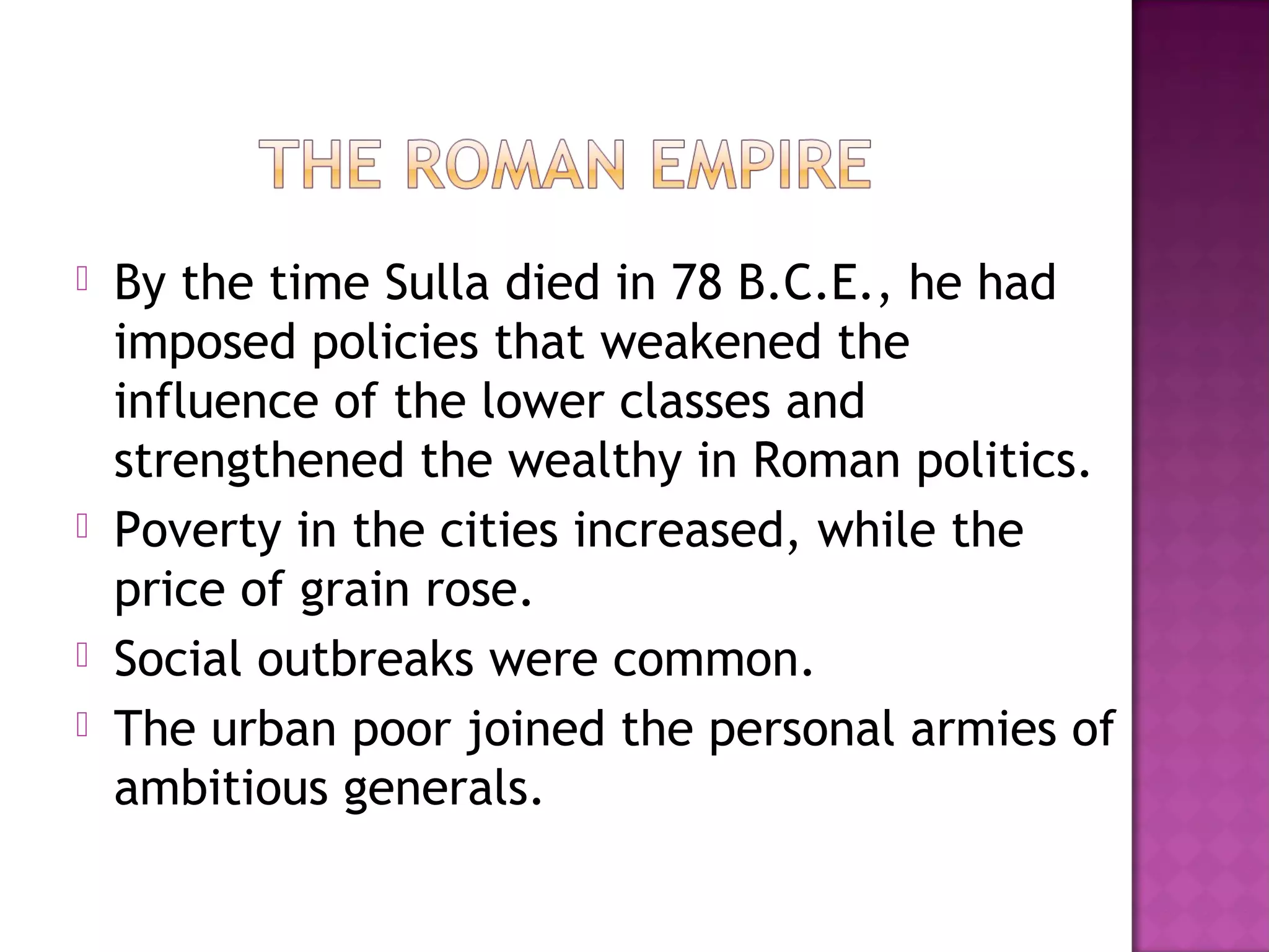 Rise of the roman empire | PPT