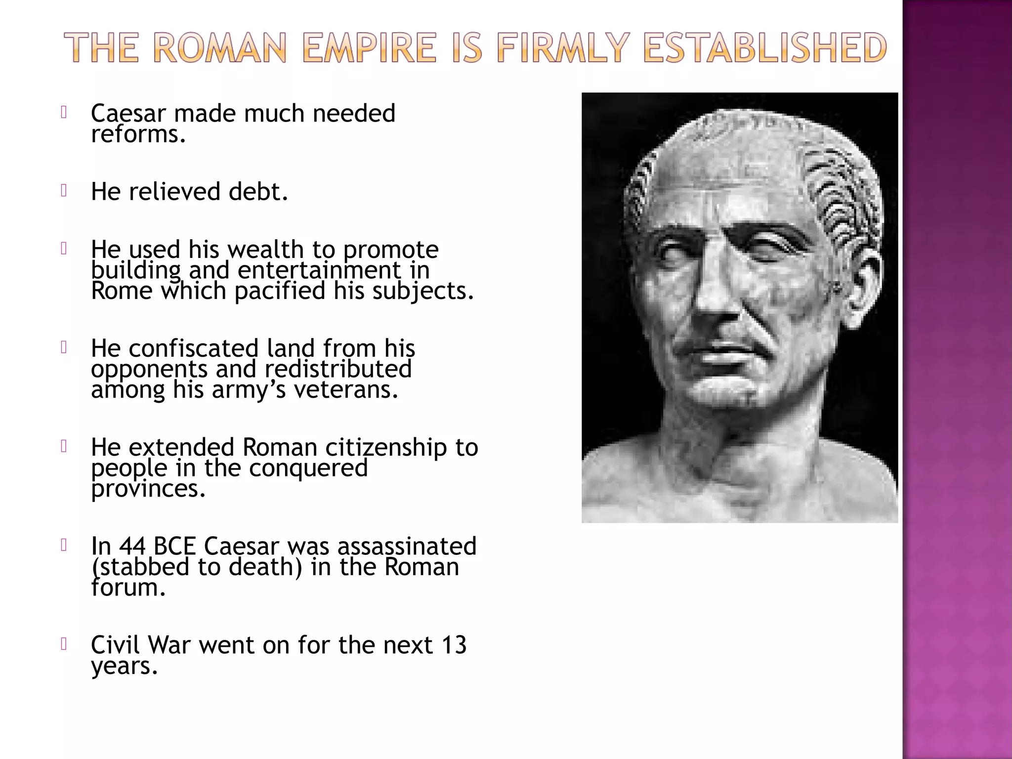 Rise of the roman empire | PPT