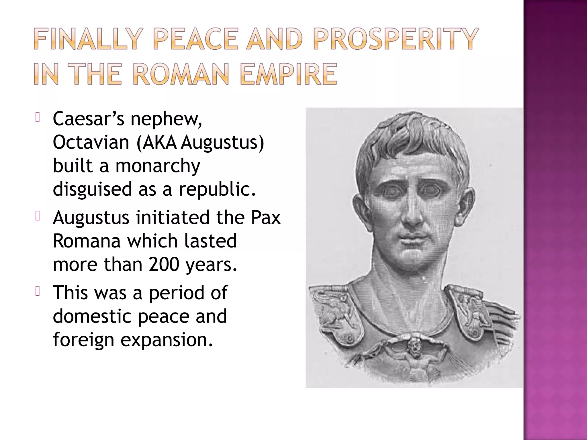 Rise of the roman empire | PPT