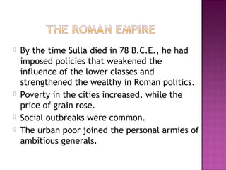 Rise of the roman empire | PPT