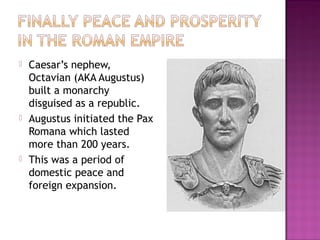 Rise of the roman empire | PPT