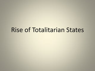 Totalitarian Leaders | PPTX