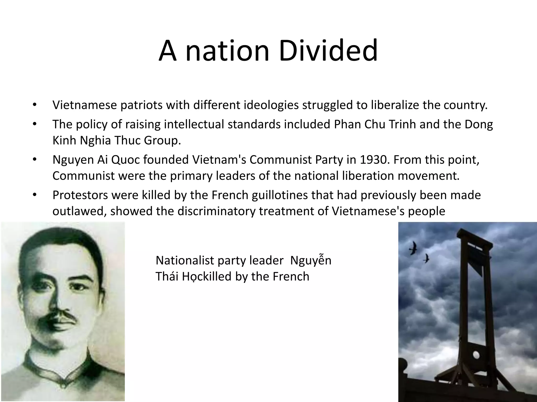 Rise of vietnamese nationalism in the early 20 th | PPTX