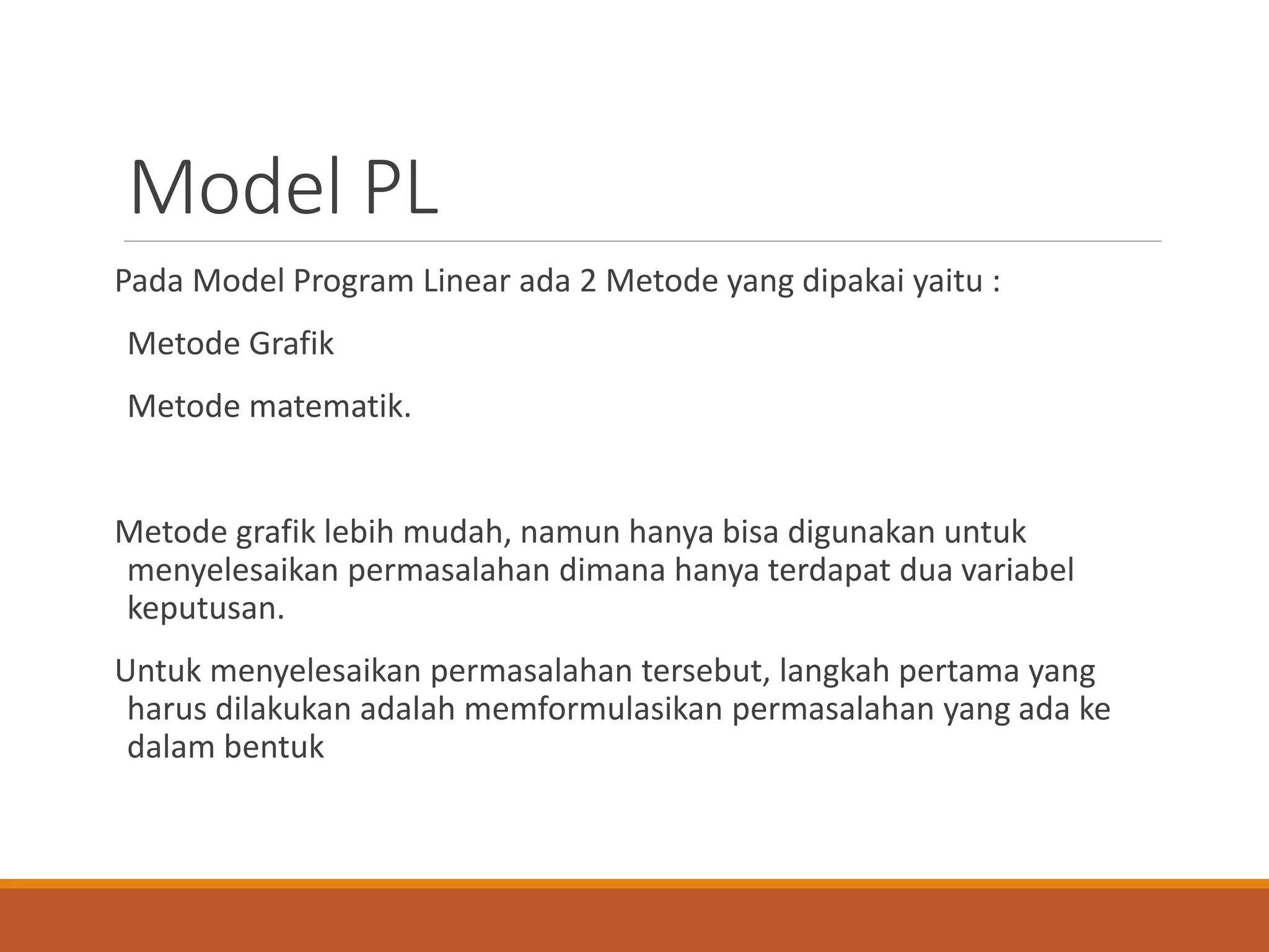 Riset operasi | PPTX