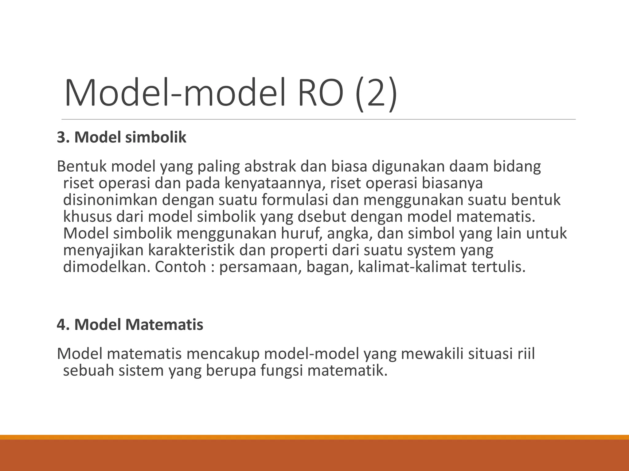 Riset operasi | PPTX
