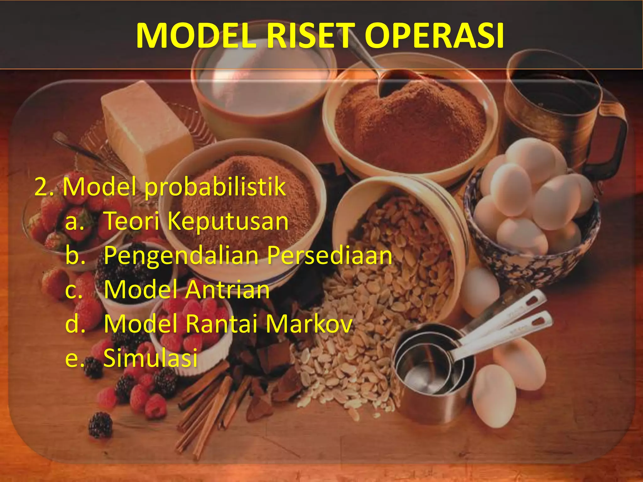 Riset operasi 1 | PPTX
